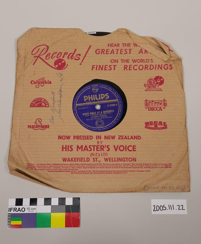 Philips Record: with Sleeve - Canterbury Museum