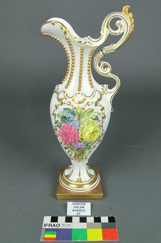 Vase: Decorative Floral Rococo - Canterbury Museum