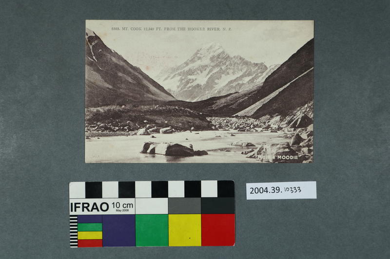 Postcard: Mt Cook - Canterbury Museum