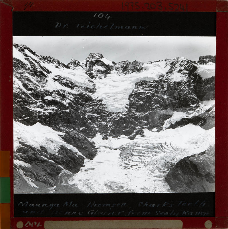 Lantern Slide: Maunga Ma - Canterbury Museum