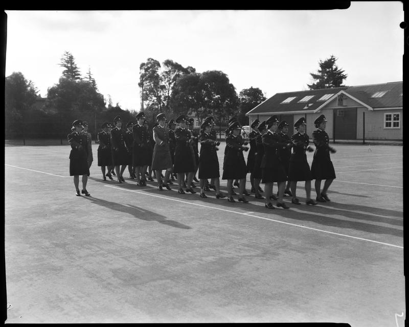Film negative: Burnham Women's Royal Army Corps, march past ...