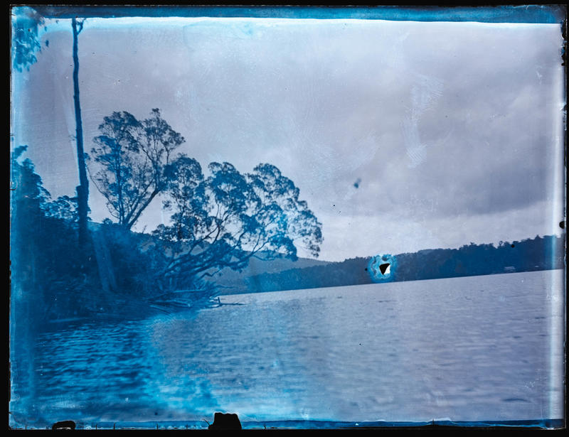Glass Plate Negative: Lake Scene - Canterbury Museum