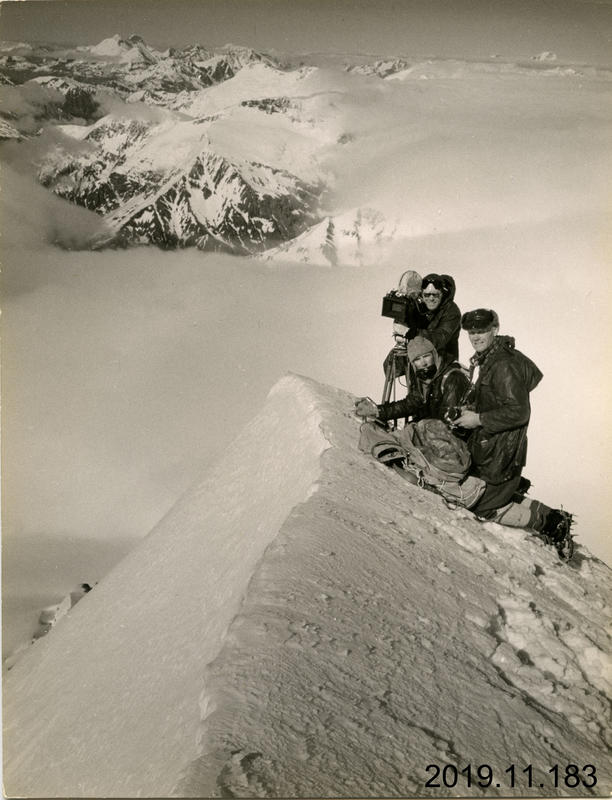 Photograph: Climbing Film Behind the Scenes - Canterbury Museum