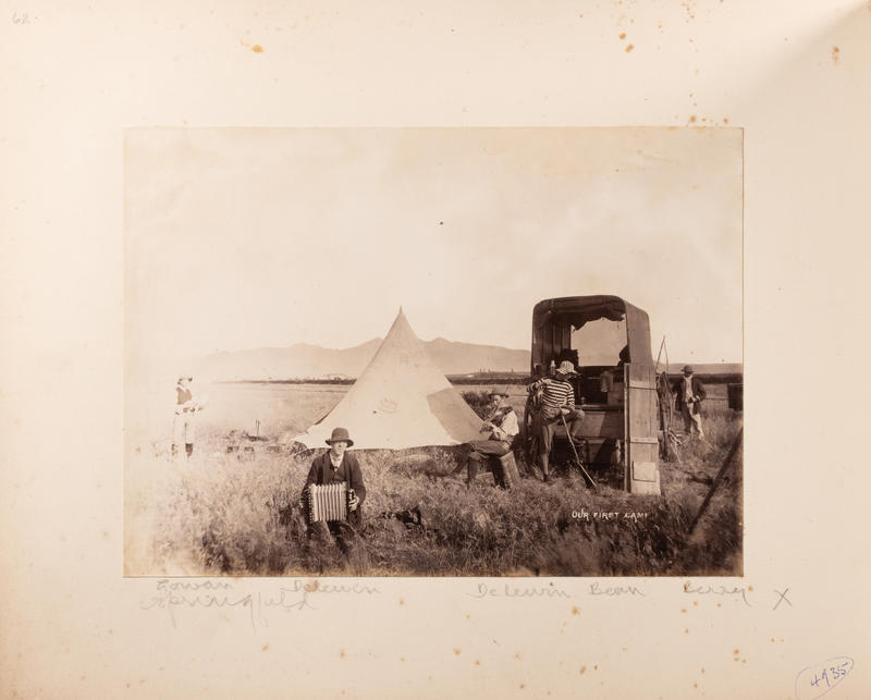 Photograph: Our First Camp - Canterbury Museum