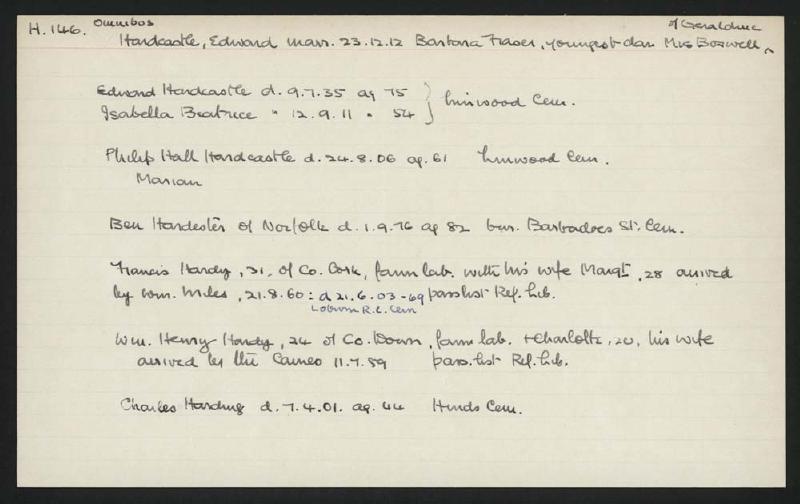 Macdonald Dictionary Record: Edward Hardcastle, Edward Hardcastle, Philip Hall Hardcastle ...