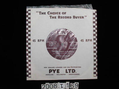 PYE Record: and Sleeve - Canterbury Museum