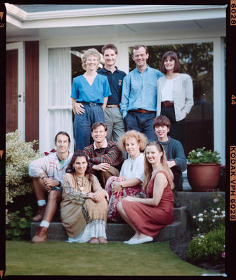 Negative: Flesher Family Portrait - Canterbury Museum