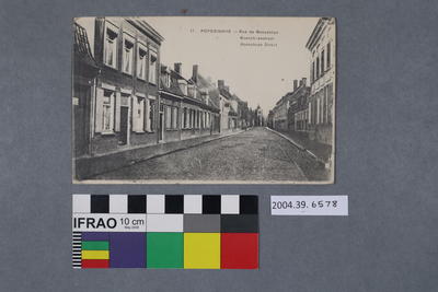 Postcard: Poperinghe, Boeschepe Street - Canterbury Museum