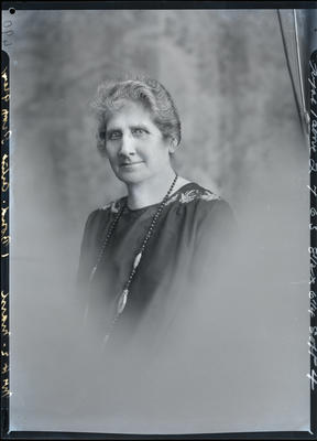 Film Negative: Mrs H E Marsh - Canterbury Museum