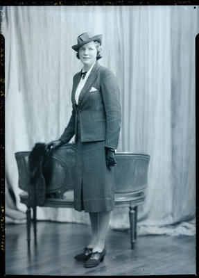 Film Negative: Mrs George Mannering - Canterbury Museum