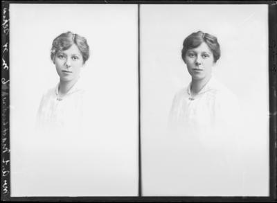 Glass Plate Negative: Mrs A E MacPherson - Canterbury Museum