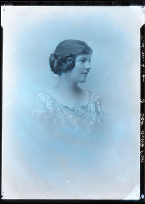 Film Negative: Miss M Hoban - Canterbury Museum