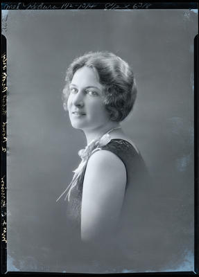 Film Negative: Mrs F C Harrison - Canterbury Museum
