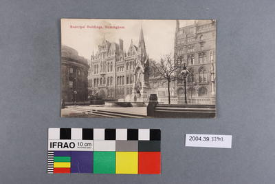 Postcard: Municipal Buildings - Canterbury Museum