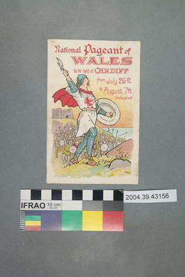 Postcard: National Pageant of Wales - Canterbury Museum