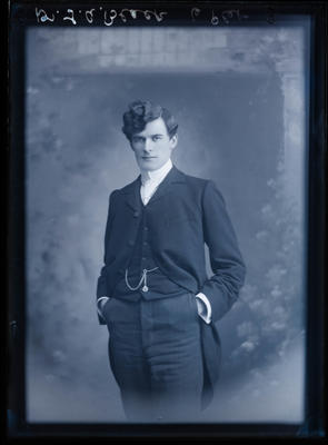 Glass Plate Negative: Dr T A Black - Canterbury Museum