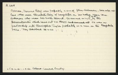 Macdonald Dictionary Record: Thomas Paley Ashmore - Canterbury Museum