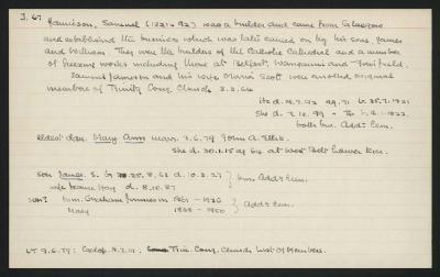 Macdonald Dictionary Record: Samuel Jamieson - Canterbury Museum