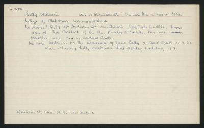 Macdonald Dictionary Record: William Lilly - Canterbury Museum