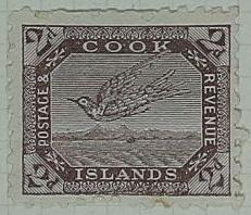 Stamp: Cook Islands Two Pence - Canterbury Museum