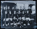 Glass Plate Negative: Lacrosse team (copy) - Canterbury Museum