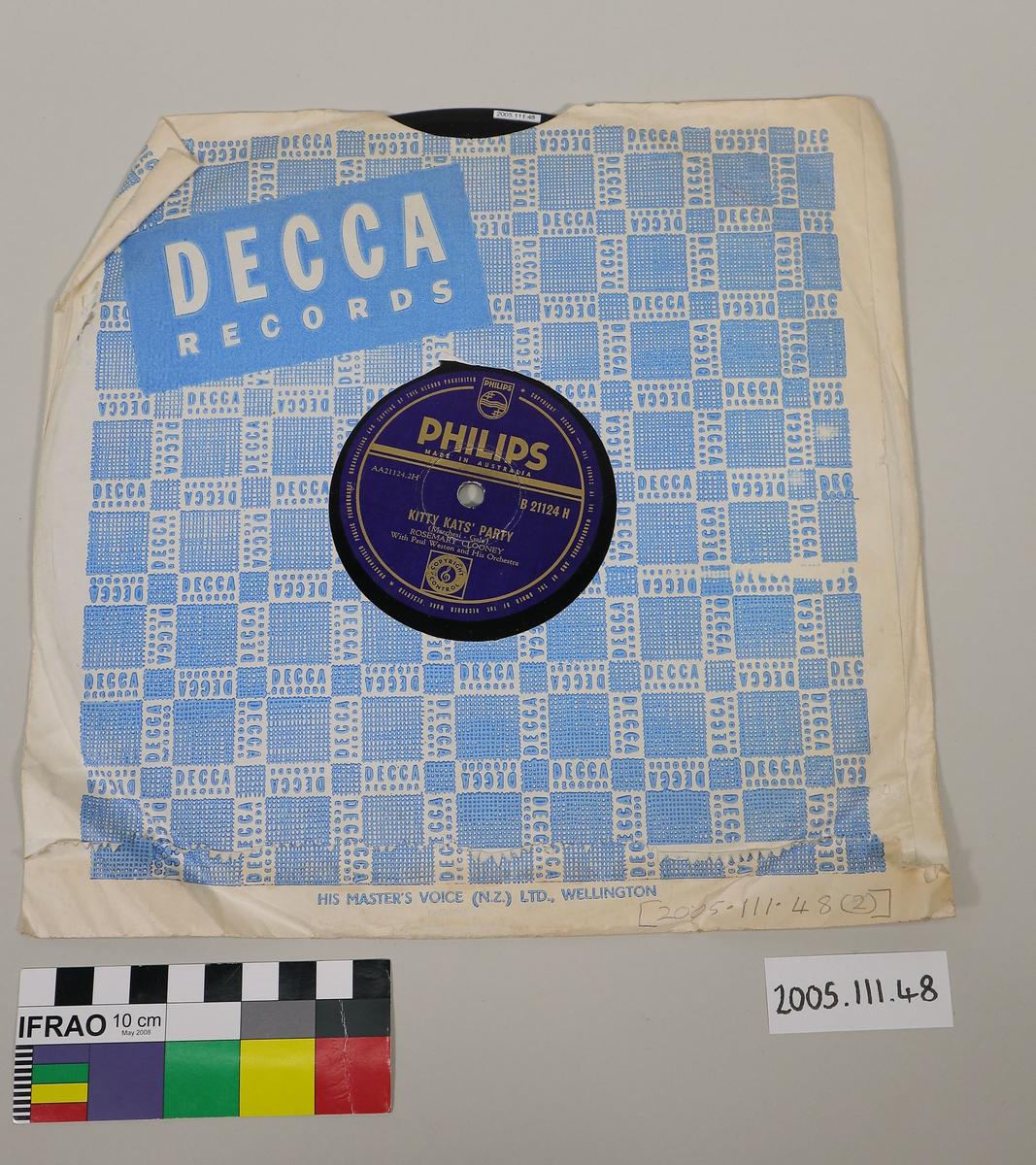 Philips Record: with Sleeve - Canterbury Museum