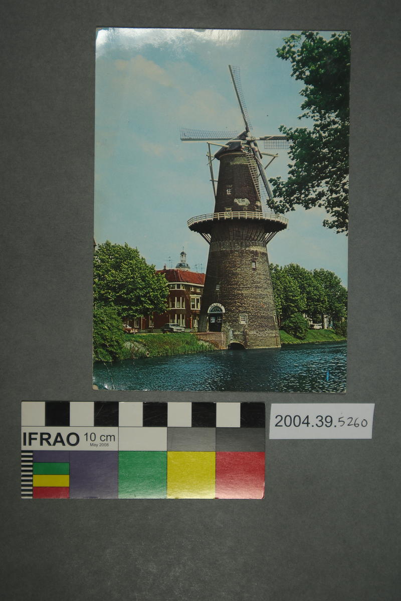 Postcard of a windmill - Canterbury Museum