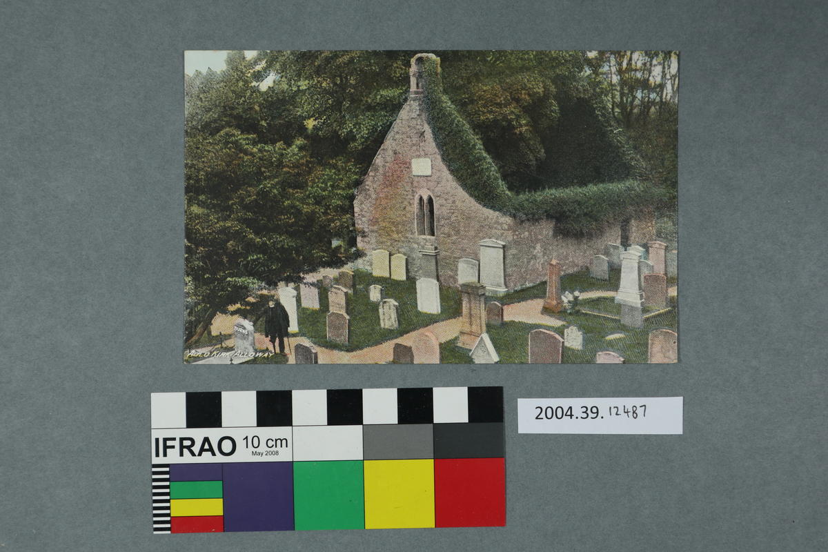 Postcard: Auld Kirk Alloway - Canterbury Museum