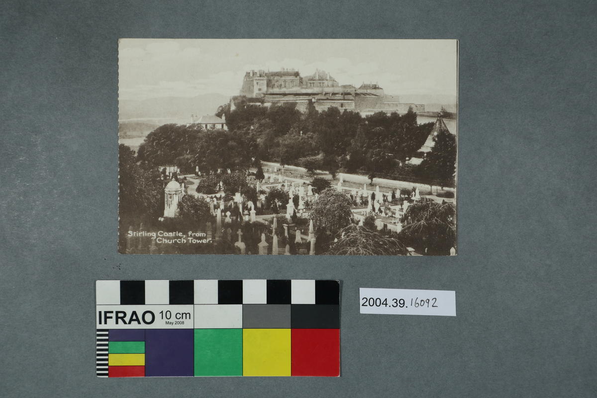 Postcard: Stirling Castle, from Church Tower - Canterbury Museum