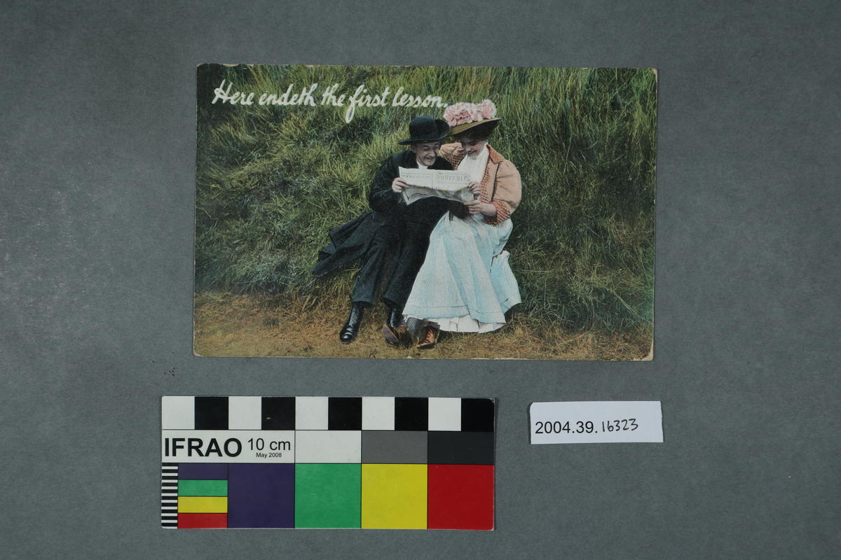 Postcard: Here Endeth the First Lesson - Canterbury Museum