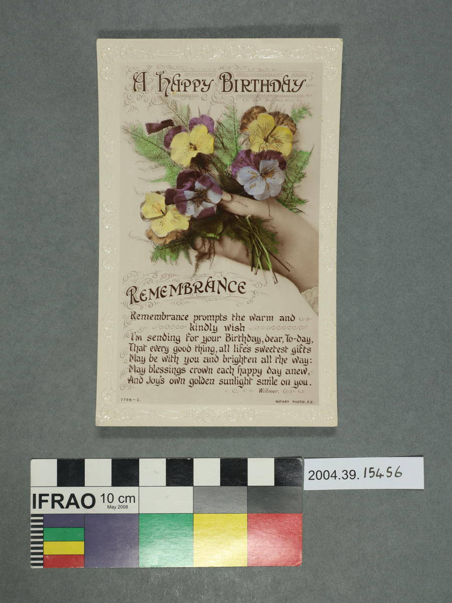Postcard: A Happy Birthday Remembrance - Canterbury Museum