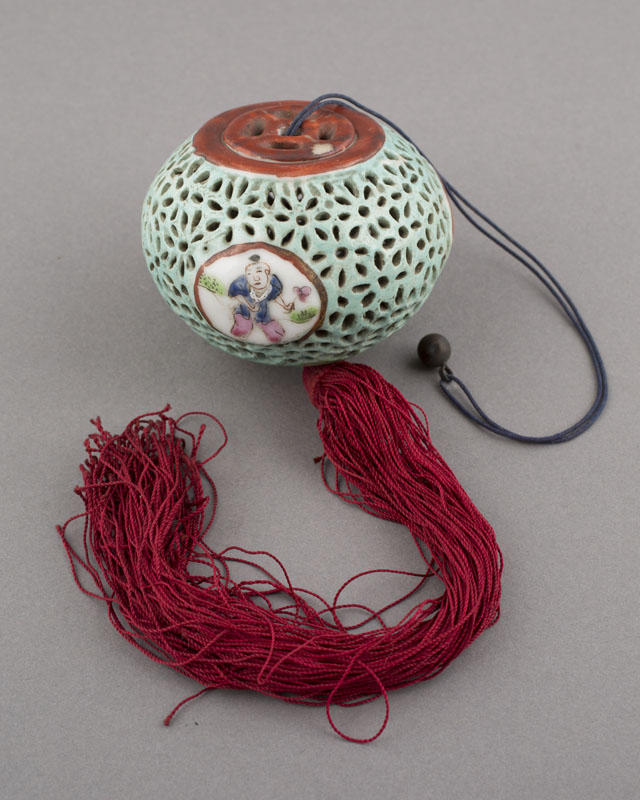 Ceramic: cicada cage - Canterbury Museum