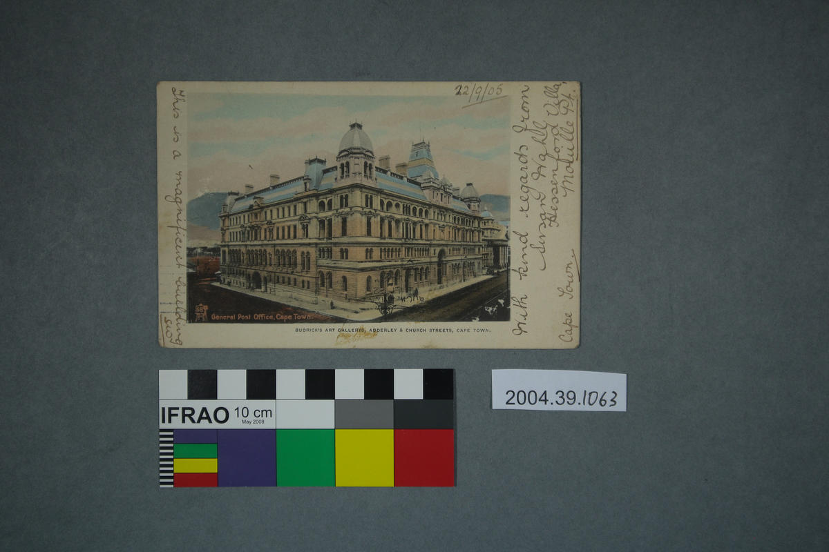 Postcard: Burick's Art Gallerys, Adderley & Church Streets, Cape Town ...