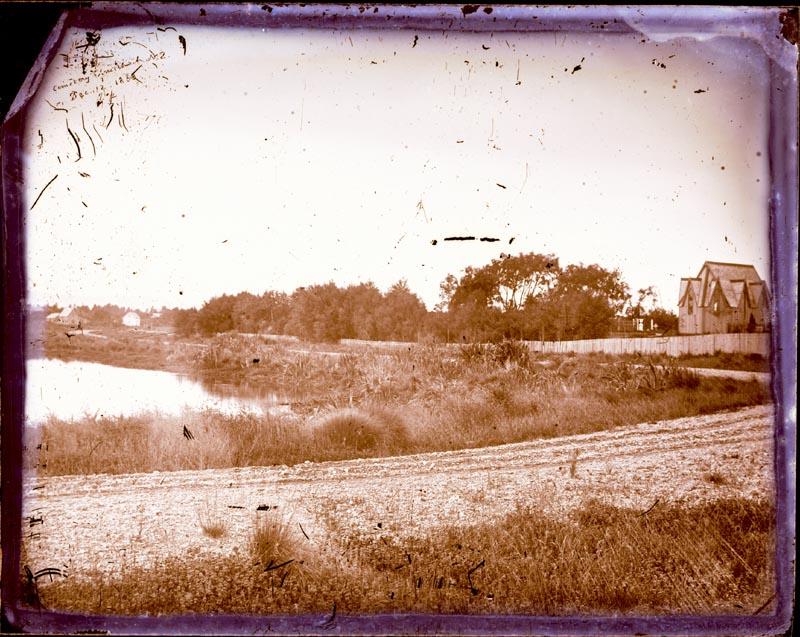 Glass Plate Negative: Cemetery, Christchurch - Canterbury Museum