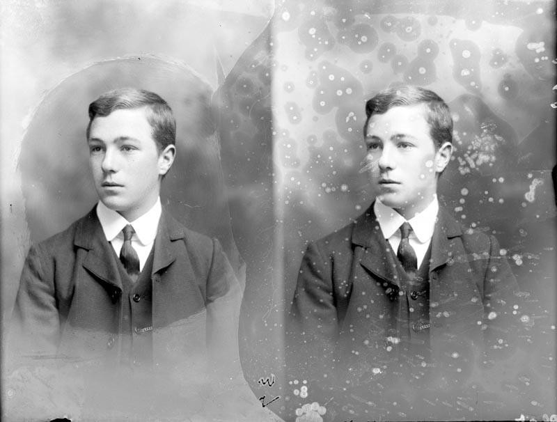 Glass Plate Negative: Miss G Plummer - Canterbury Museum