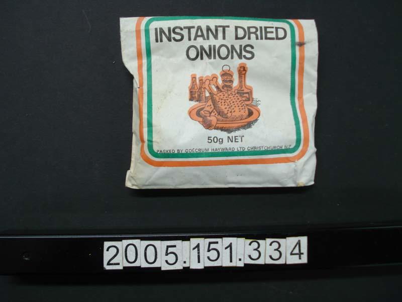 Sachet: Dried Onions - Canterbury Museum