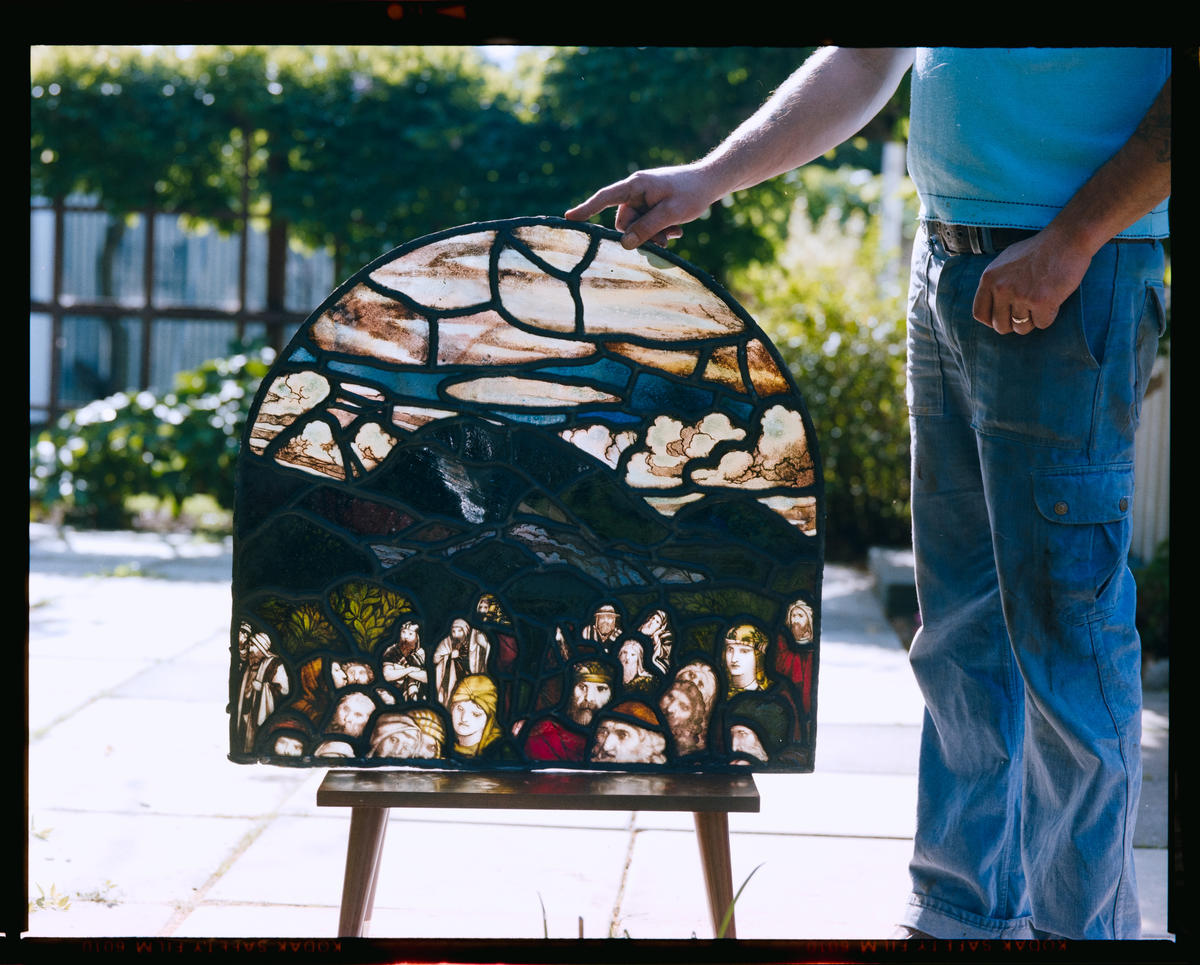 Film Negative: Colin Rainey, stained glass church windows - Canterbury ...