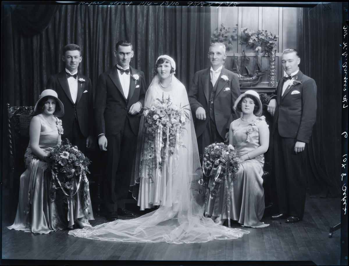 Film Negative: Mr W Angus Wedding - Canterbury Museum