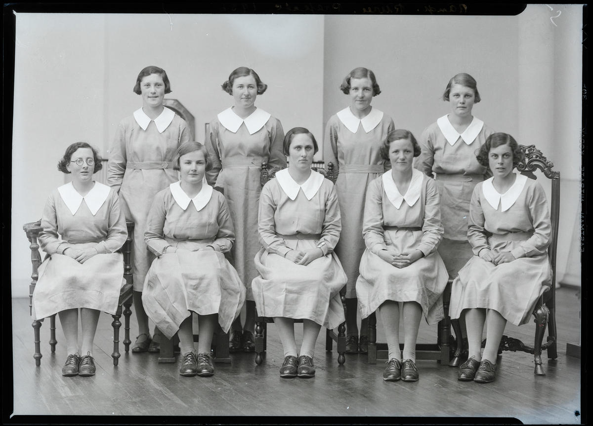 Film Negative: Rangi Ruru prefects 1956 - Canterbury Museum