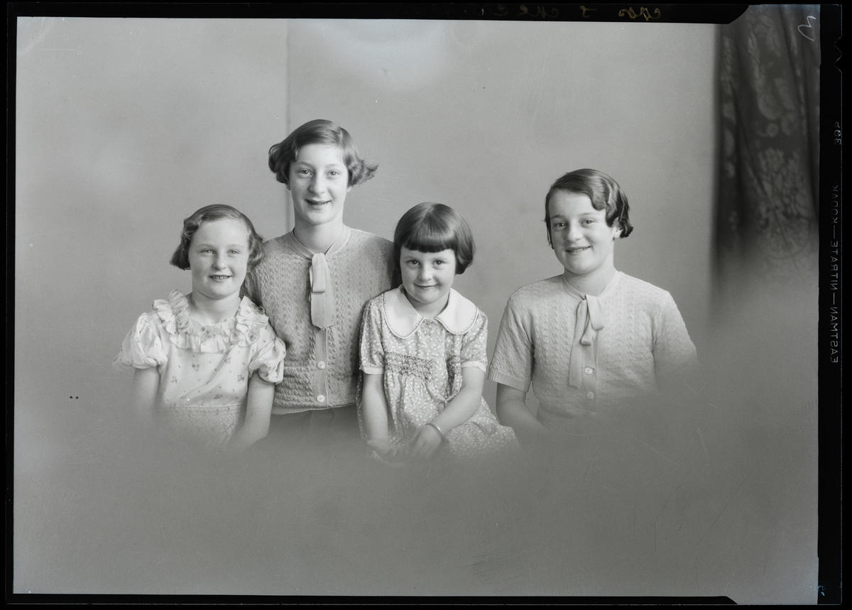 Film Negative: McCaughan daughters - Canterbury Museum