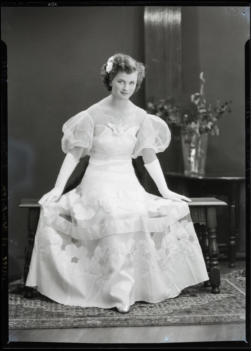 Film Negative: Miss A Crompton - Canterbury Museum