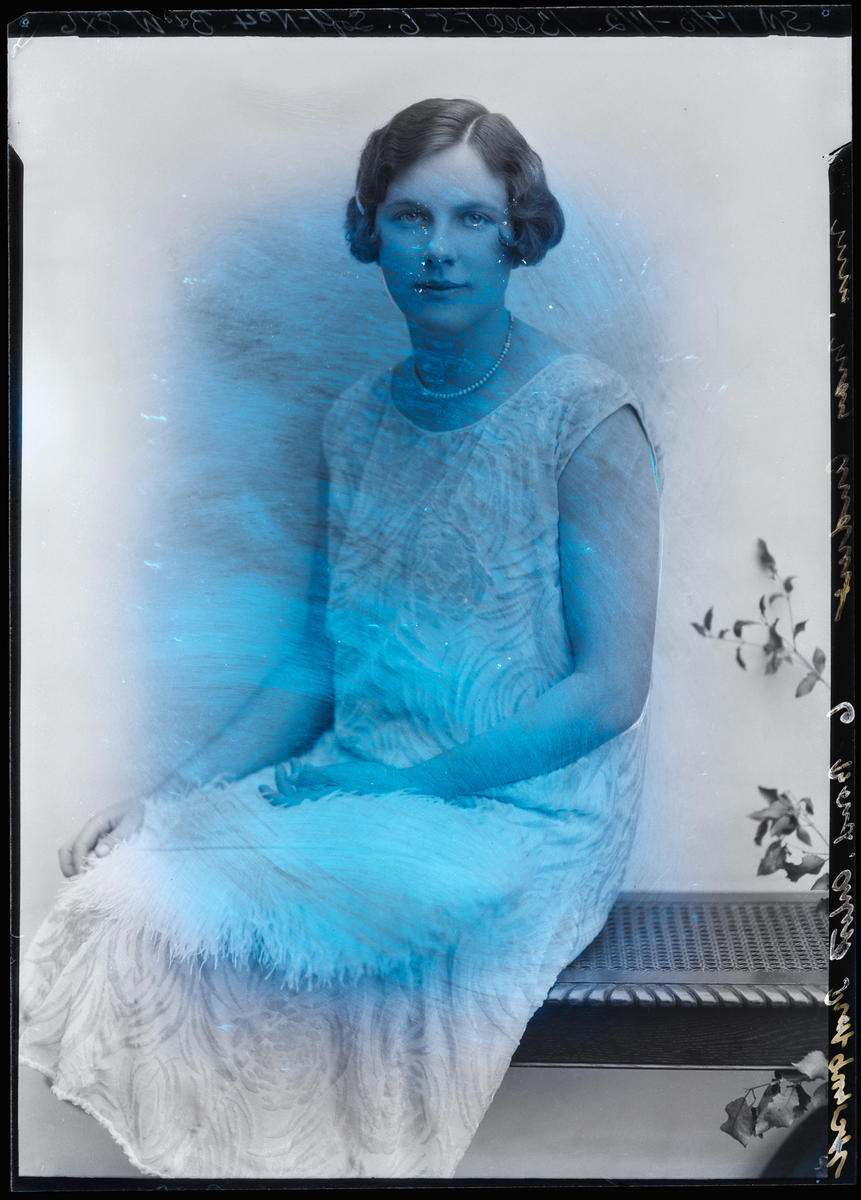 Film Negative: Miss May Andrew - Canterbury Museum