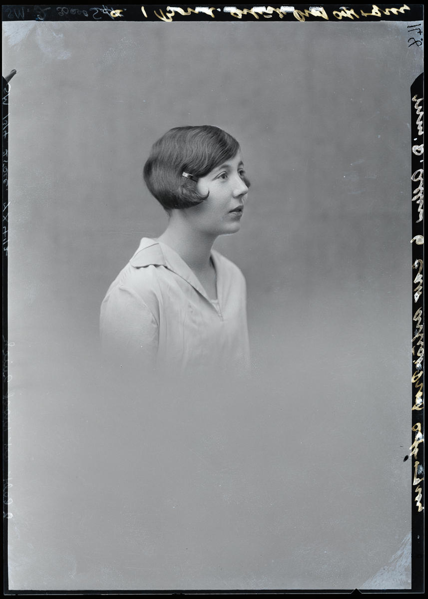 Film Negative: Miss D Allen - Canterbury Museum