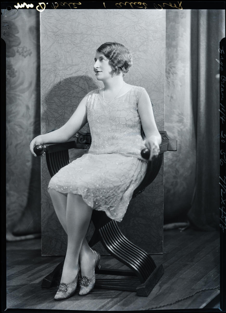 Film Negative: Mrs D Bates - Canterbury Museum