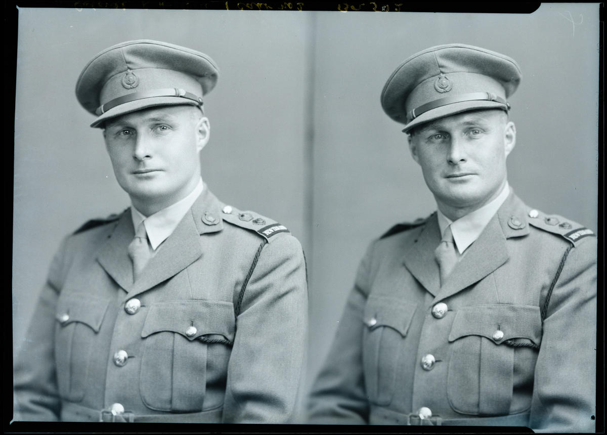 Film Negative: Colonel R H Bell (twin negative) - Canterbury Museum