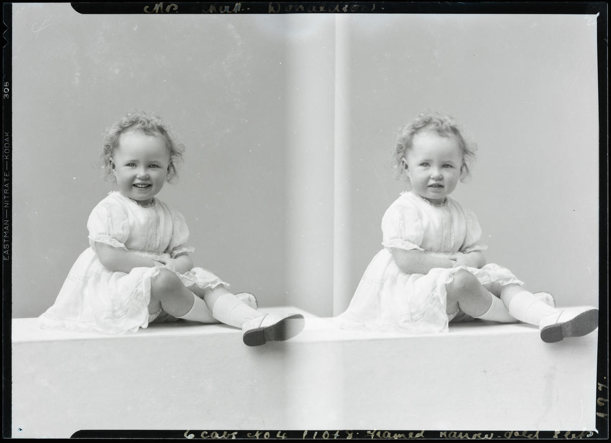 Film Negative: Film Negative: Mrs Matt Donaldson's daughter (twin ...