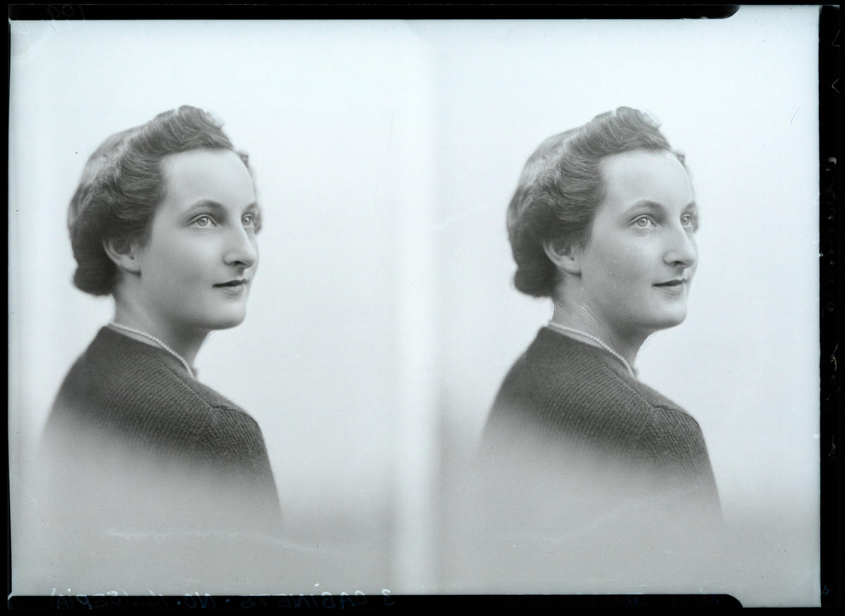 Film Negative: Miss Donaldson (twin negative) - Canterbury Museum