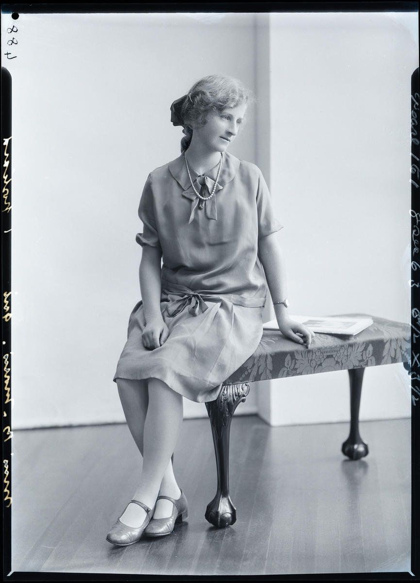 Film Negative: Miss B Morris - Canterbury Museum