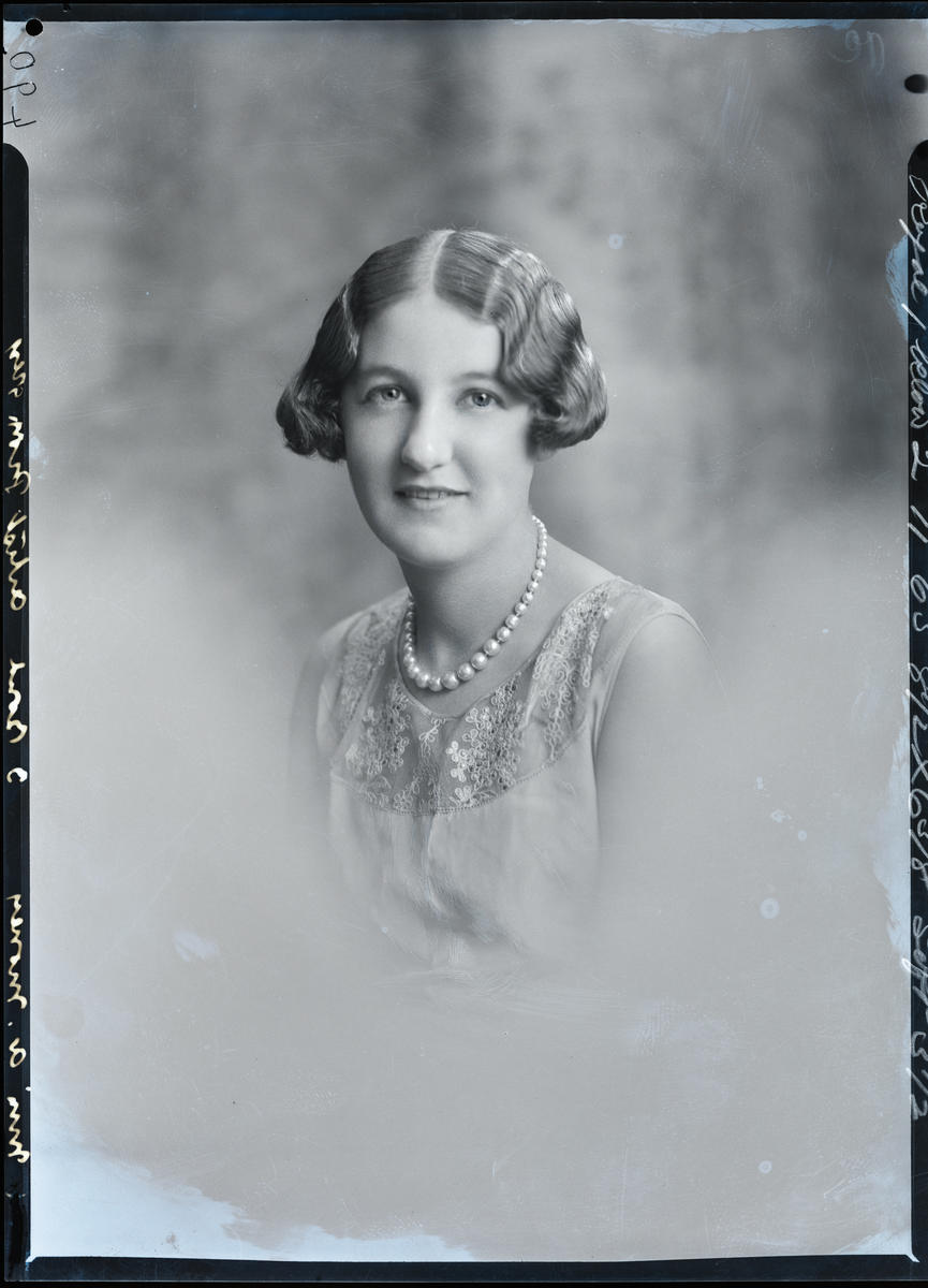Film Negative: Miss A Money - Canterbury Museum
