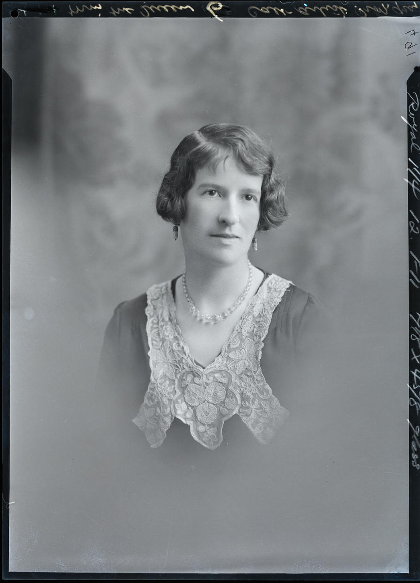 Film Negative: Miss McQueen - Canterbury Museum